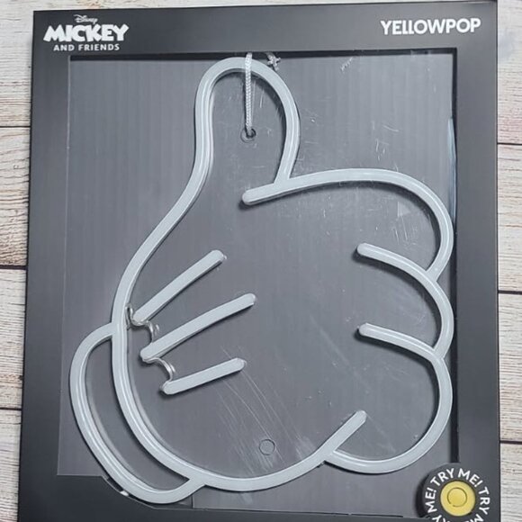 Yellowpop | Accents | Disney Mickey And Friends Thumbs Up Led Neon Sign ...